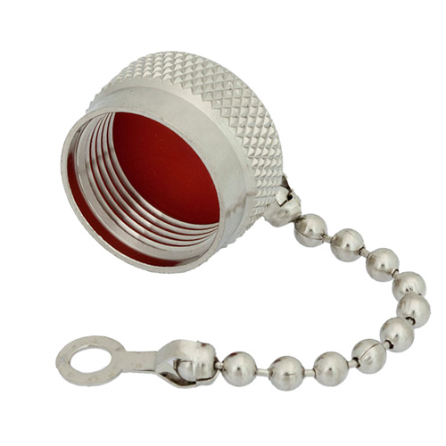 Type N M Non-Shorting Dust Cap with 2.9 Inch Chain, Protects N Female ...