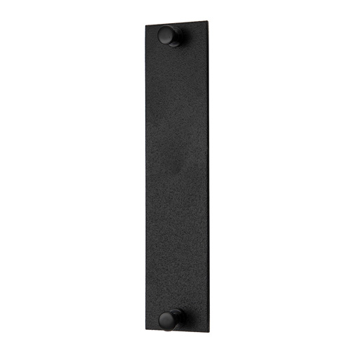 Fiber Adapter Panel Blank No Holes Black LGX style
