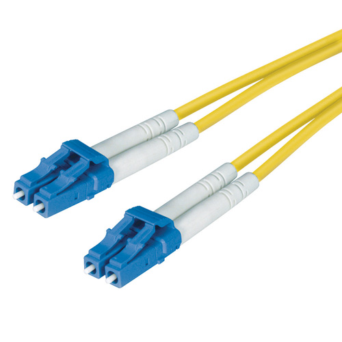 Fiber Optic Patch Cord Duplex Clipped LC to LC Single Mode Fiber, LSZH ...