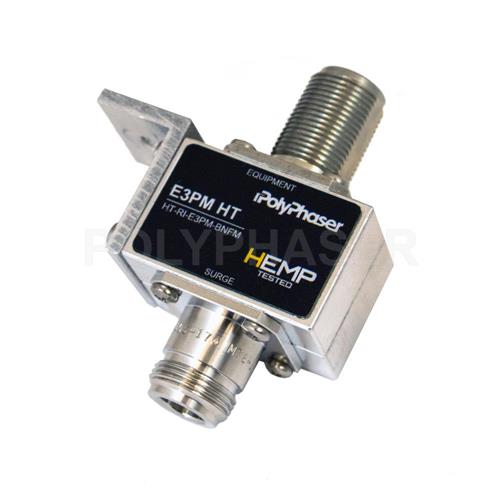 HEMP Tested Type N F/F Bulkhead Coaxial RF Surge Protector, 10MHz ...