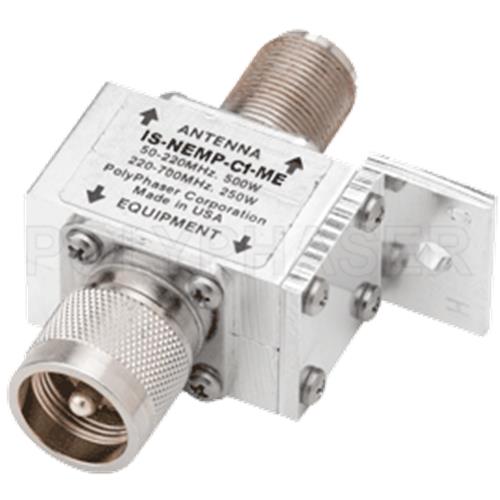 Type N F/M Coaxial RF Surge Protector, 50MHz - 700MHz, DC Block, 200W ...