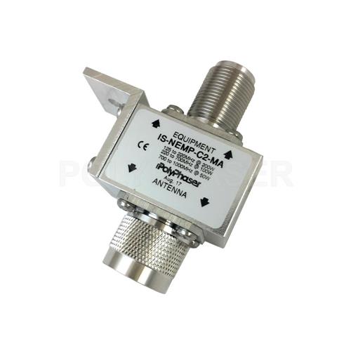 Type N M/F Coaxial RF Surge Protector, 125MHz - 1GHz, DC Block, 200W ...
