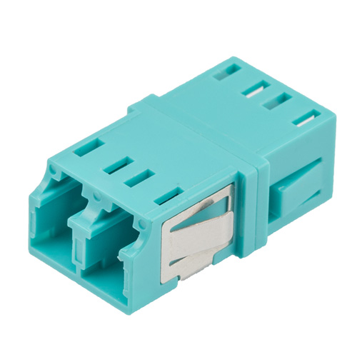 Fiber Optic Standard Coupler, LC to LC Duplex, for MMF, No Flange ...