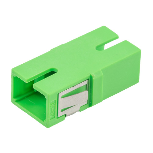 Fiber Optic Standard Coupler, SC/APC to SC/APC Simplex, for SMF, No ...