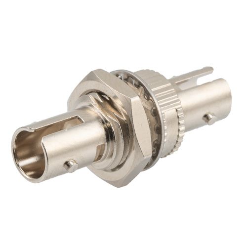 Fiber Optic Standard Coupler, ST to ST Simplex,for SMF, Round thru-hole ...