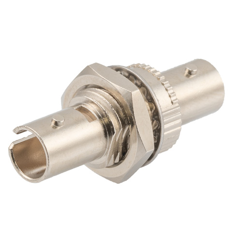 Fiber Optic Standard Coupler, ST to ST Simplex, for MMF, Round thru ...