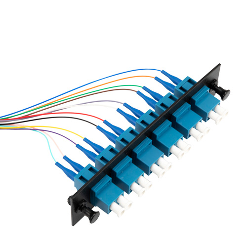 Fiber Optic Pigtails, w/ LGX-style Adapter Plate 6 x LC Duplex SMF ... Fiber Optic Pigtails, w/ LGX-style Adapter Plate 6 x LC Duplex SMF ...