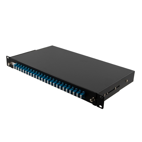 Fiber Enclosure Rack Mount 1U (1.75") 48 Port (24 Duplex) LC/UPC ...