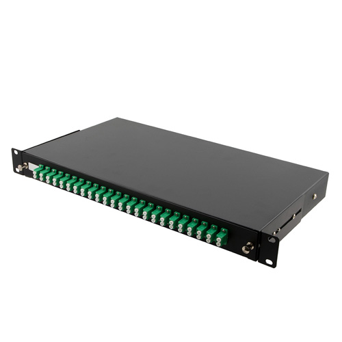 Fiber Enclosure Rack Mount 1U (1.75") 48 Port (24 Duplex) LC/APC ...
