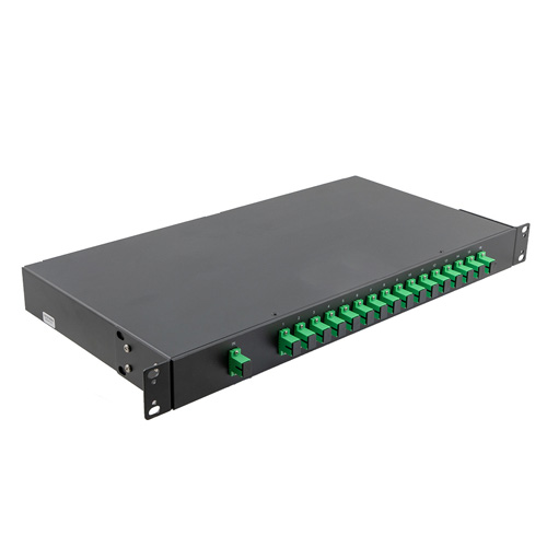 Passive PLC, 1 RU 19" Rack Mount PLC Splitter, 1x16 Standard (Even ...