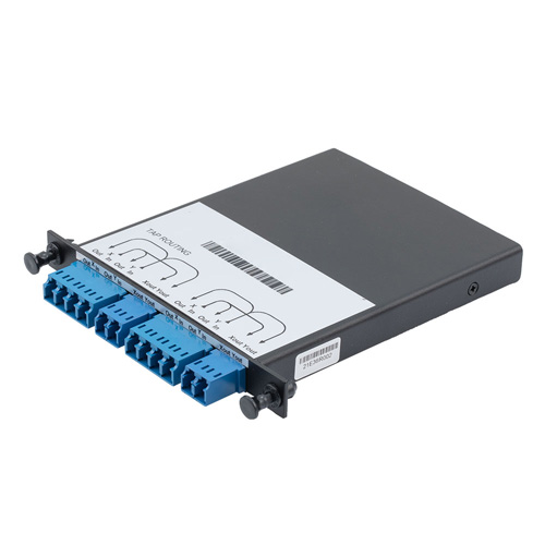 Passive Optical Tap, SMF LC Connectors, 50/50 Split, 1/2LGX Module